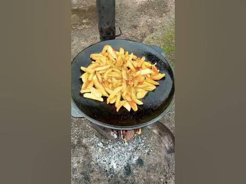 Картошка по деревенски в садже. #садж #urbangrill - YouTube