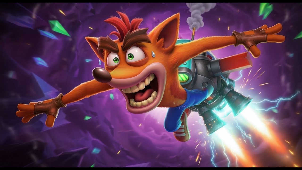 Crash Bandicoot 2 - The Most Frustrating Space Levels, Jet Pack Joyride ...