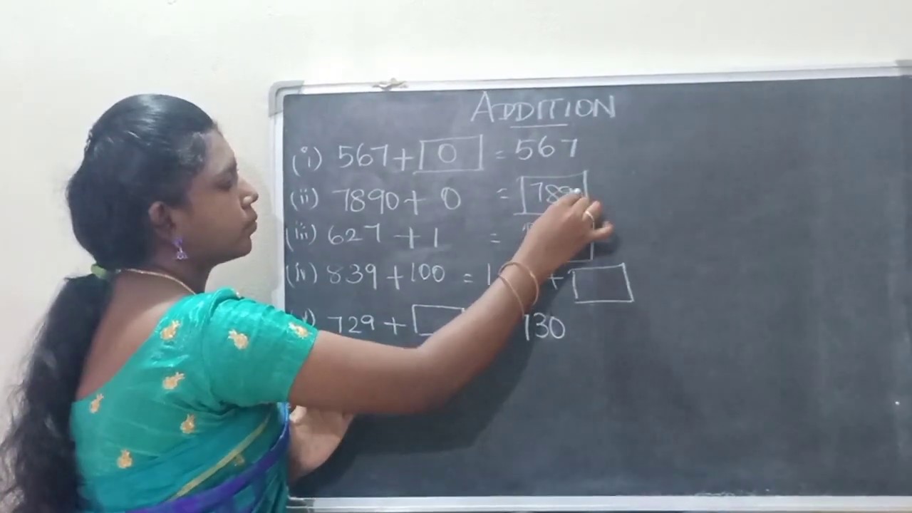 4th std Maths -Addition techniques- Easy addition - YouTube