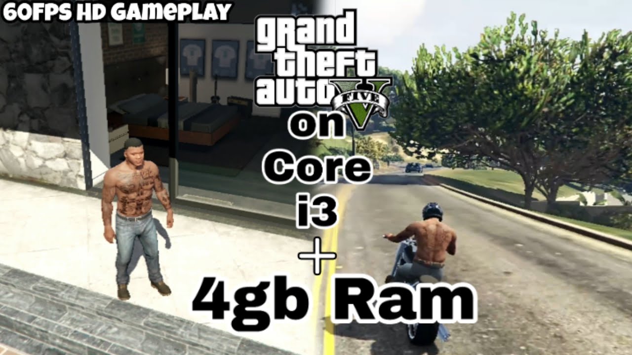 GTA 5 GAMEPLAY ON CORE I3 With 4gb Ram Low End PC YouTube