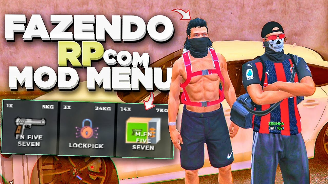 20 MINUTOS COM MOD MENU GTA RP - YouTube