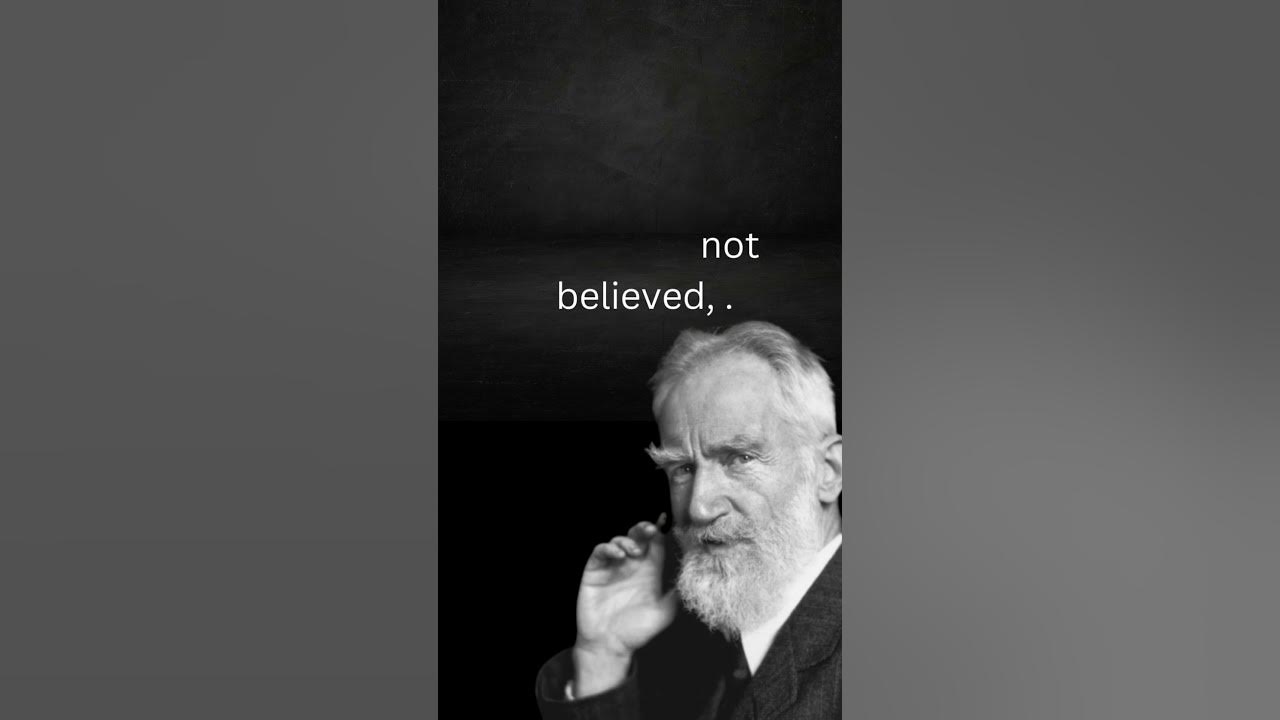 He True Punishment Of A Liar A Broken Sense Of Trust By George Bernard Shaw Shorts Youtube