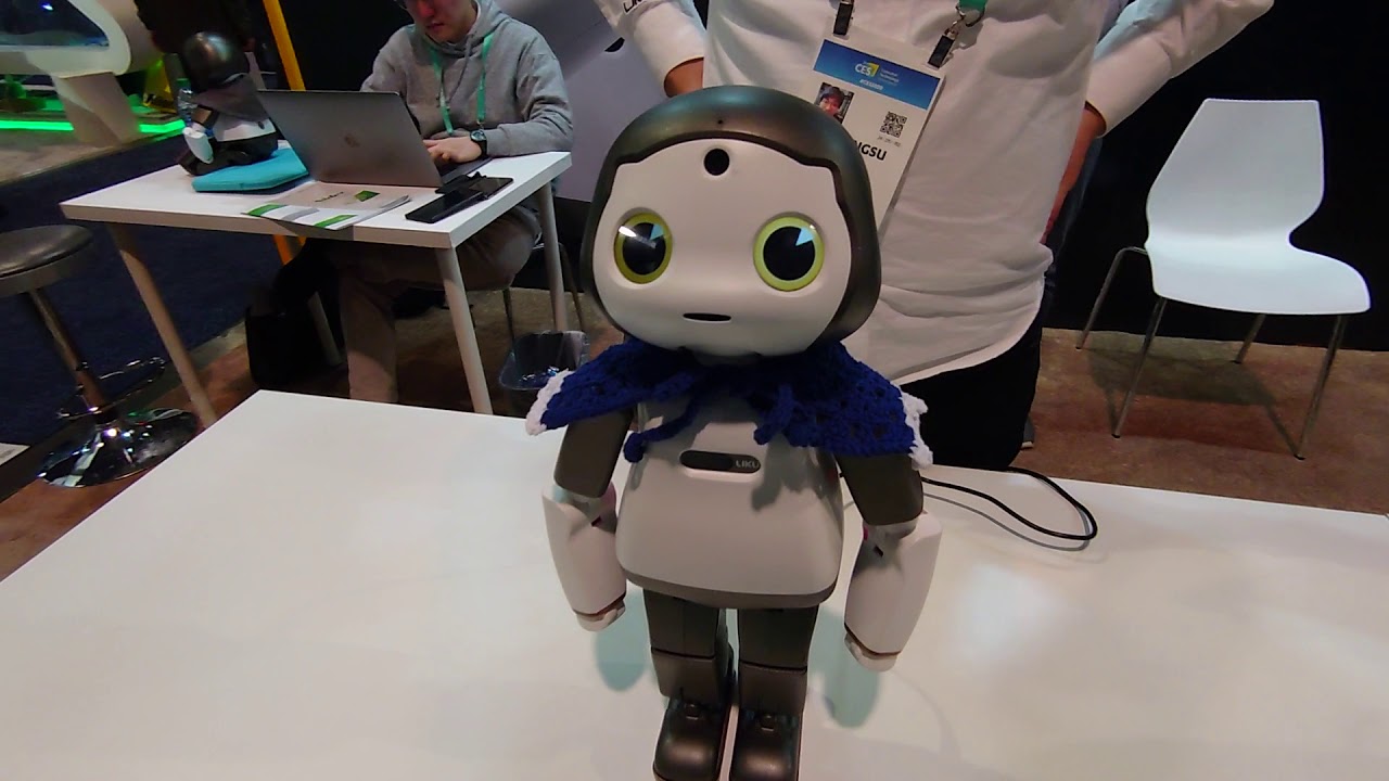 Baby Robot Liku - CES 2020 January 9 - YouTube