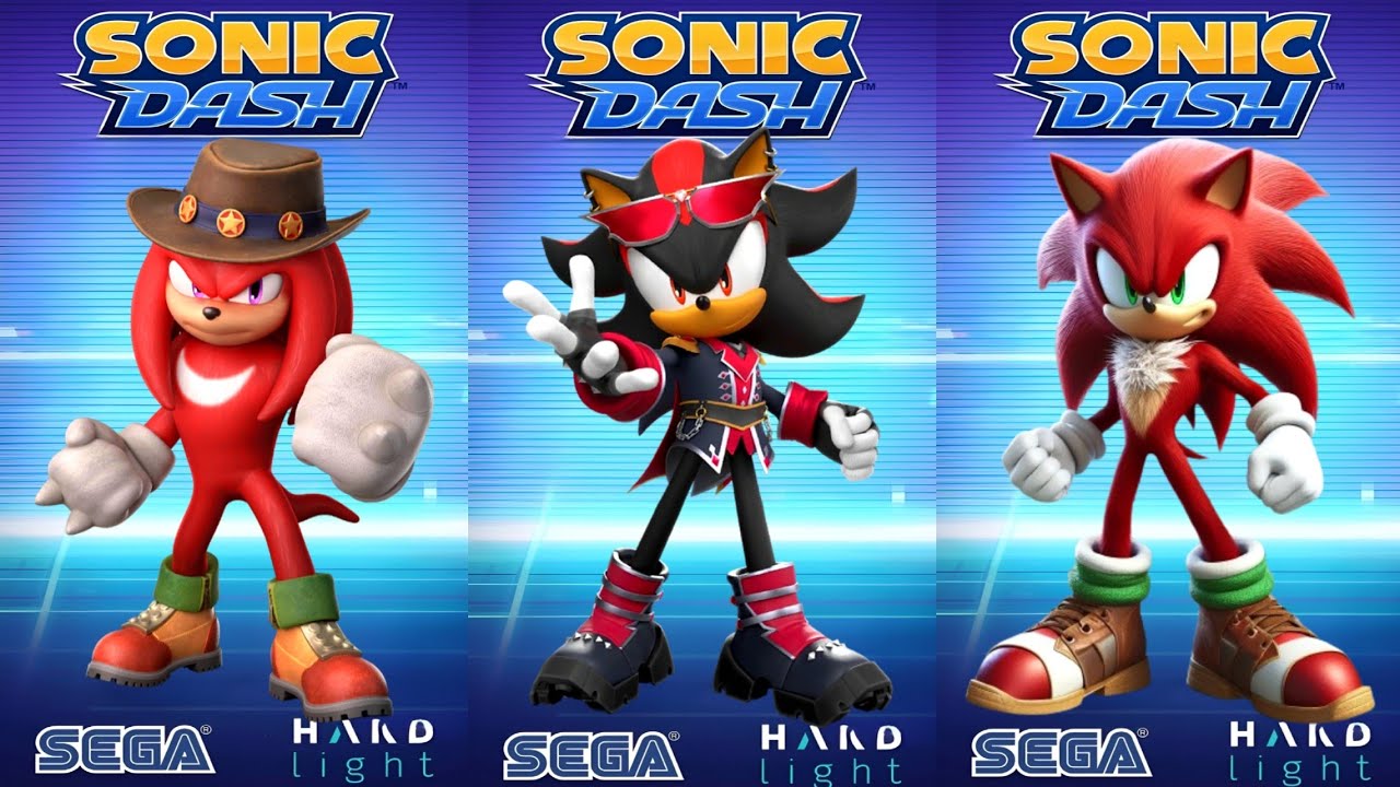 Series Knuckles 🆚 Idol Shadow 🆚 Movie Knuckles vs All Bosses Zazz ...