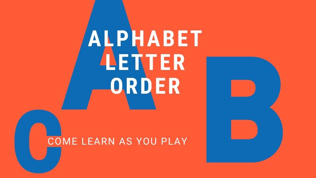 The Learning Carpet: Alphabet Order: Preschool Learning Video - YouTube