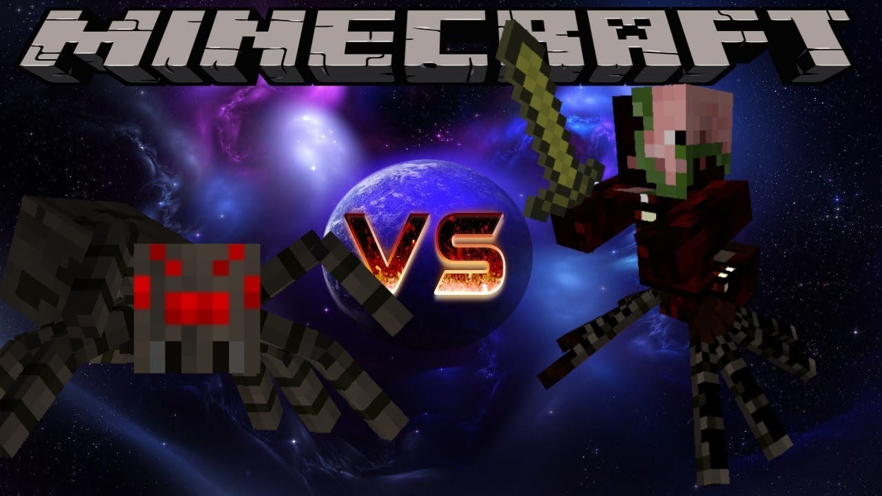ZOMBIE/SPIDER PIGMAN VS SPIDER - MINECRAFT 1.12.2 (MOB BATTLE) - YouTube