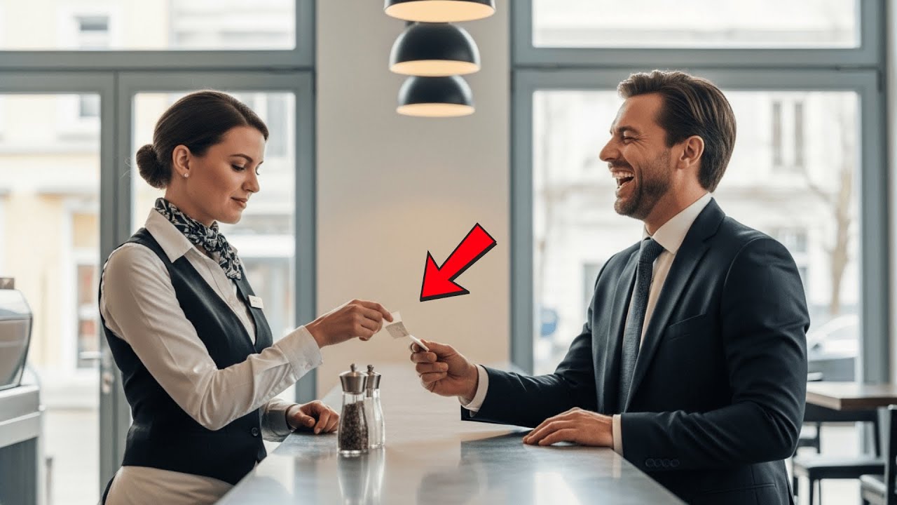 Der CEO lacht über den Akzent der Kellnerin — bis sie perfekt Deutsch ...