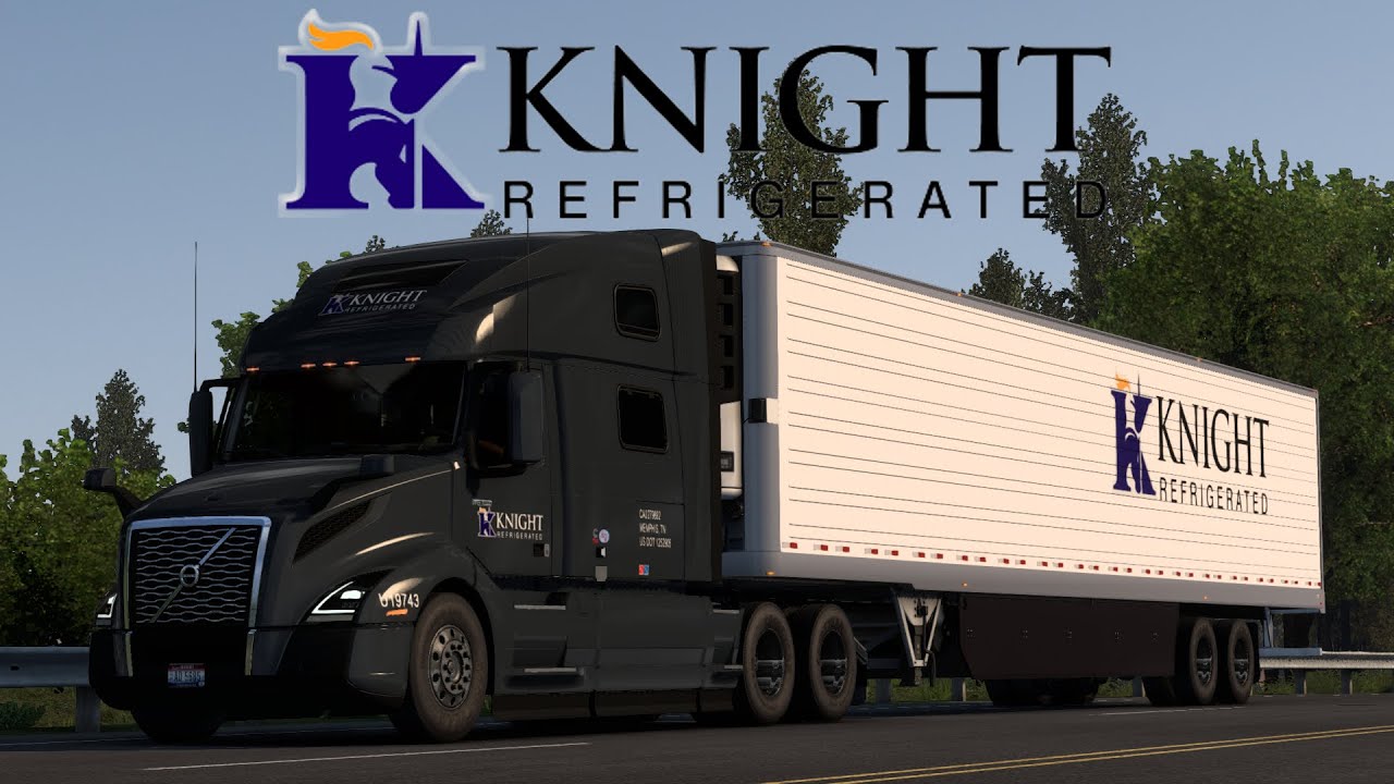 Driving for Knight Transportation Refrigerated | ATS Gameplay - YouTube