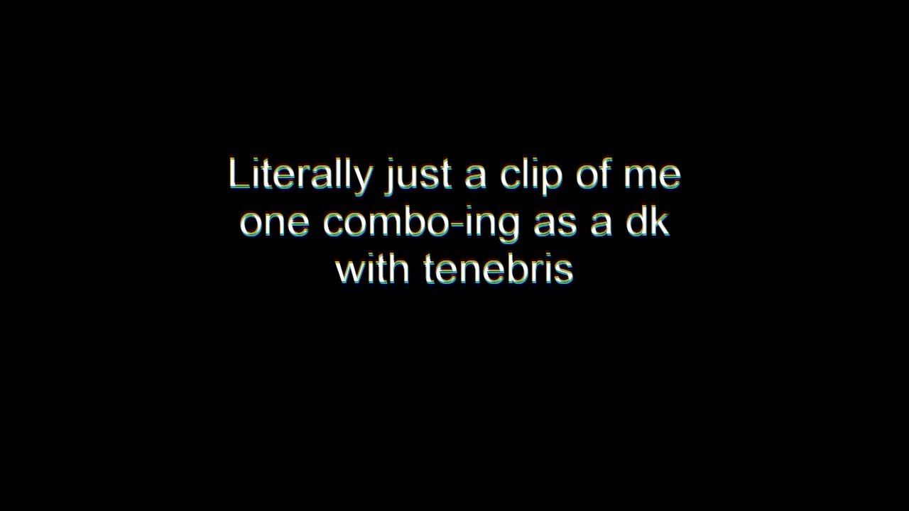 Rip tenebris | Rogue lineage - YouTube