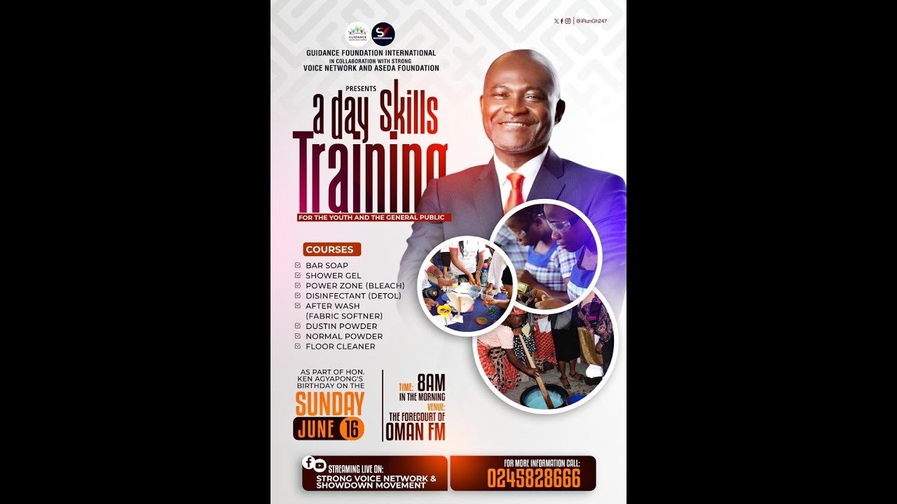 GUIDANCE AND ASEDA FOUNDATION SKILL TRAINING ON BEHALF ON HON KEN ...