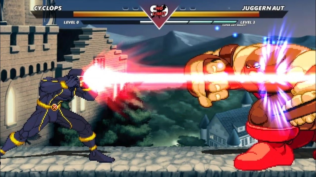 CYCLOPS vs JUGGERNAUT - High Level Insane Fight ! - YouTube