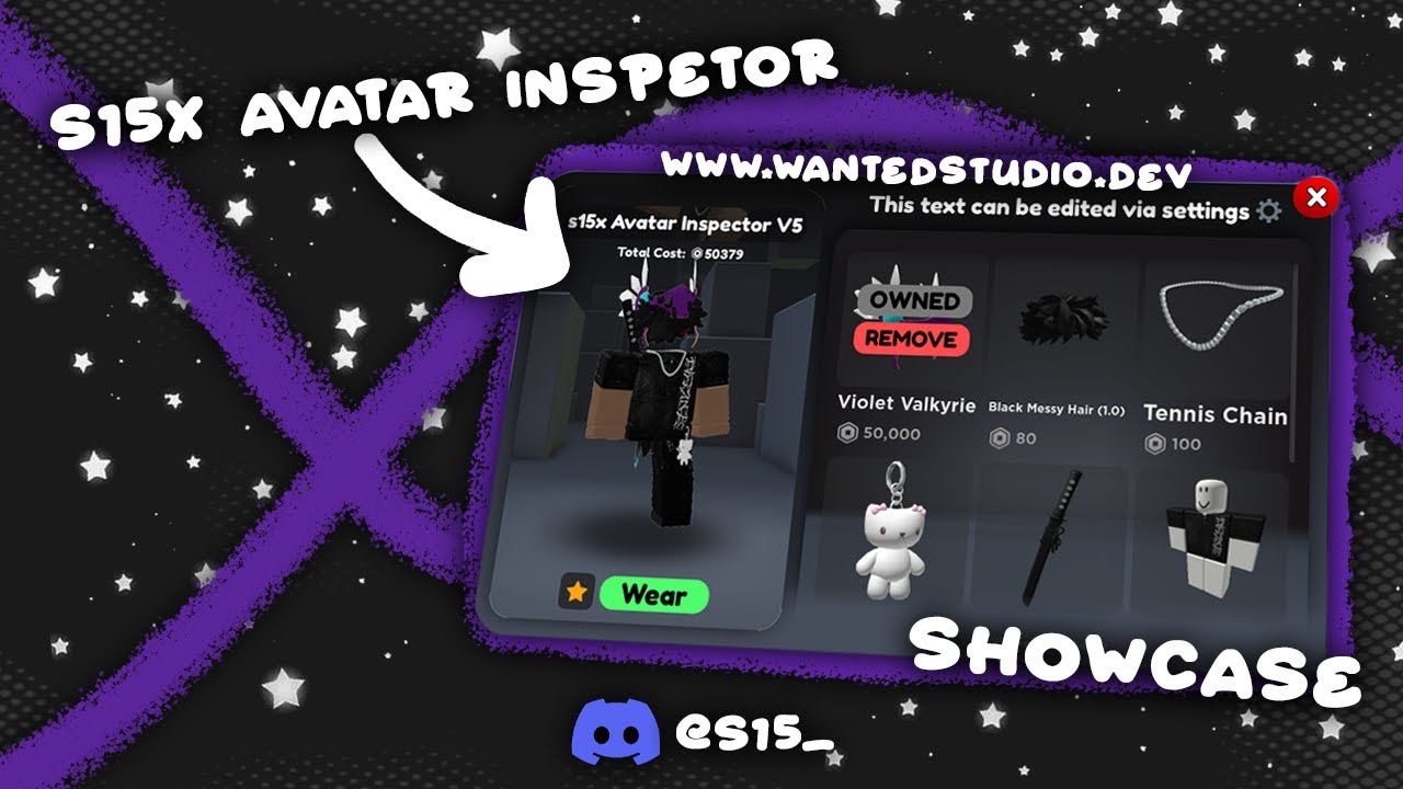 s15x Avatar Inspector V5 for clothing games - YouTube