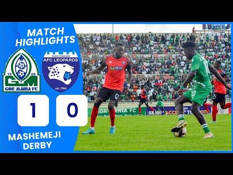 GOR MAHIA BEATS AFC LEOPARDS To Win MASHEMEJI DERBY! Gor Mahia vs AFC Leopards Highlights - YouTube