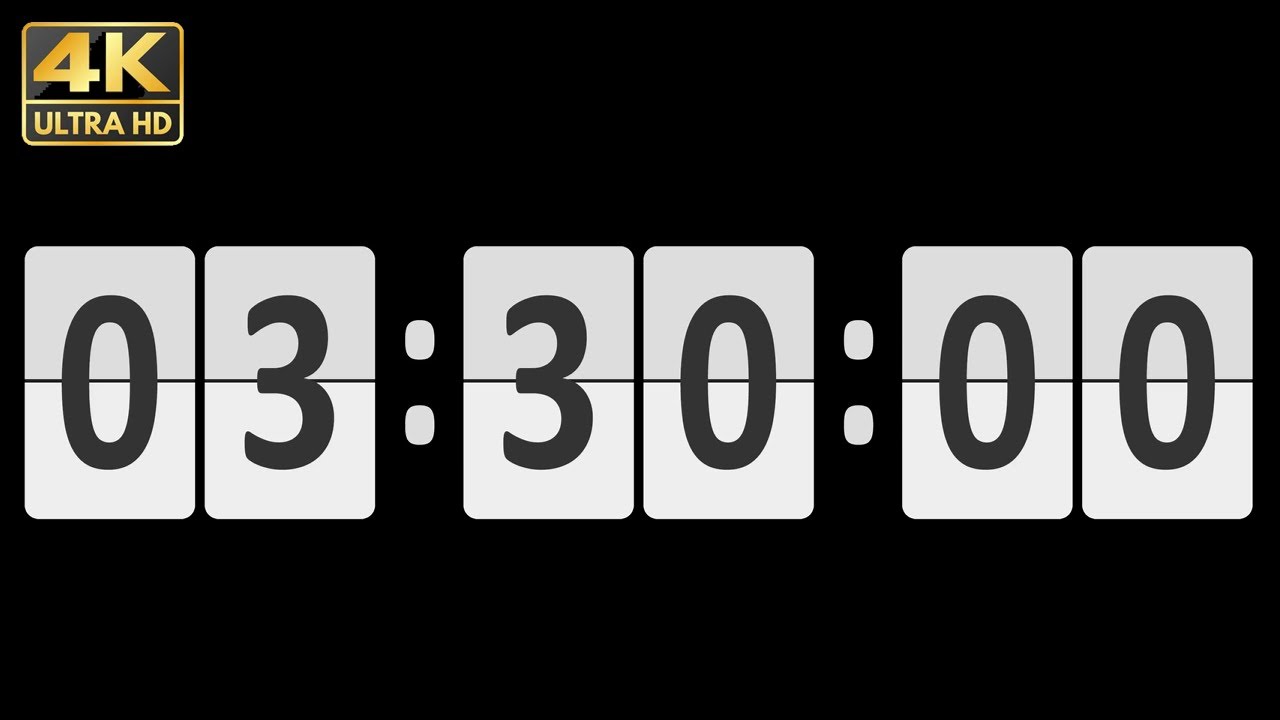 Timer 3:30 hour ( 210 minute ) - YouTube