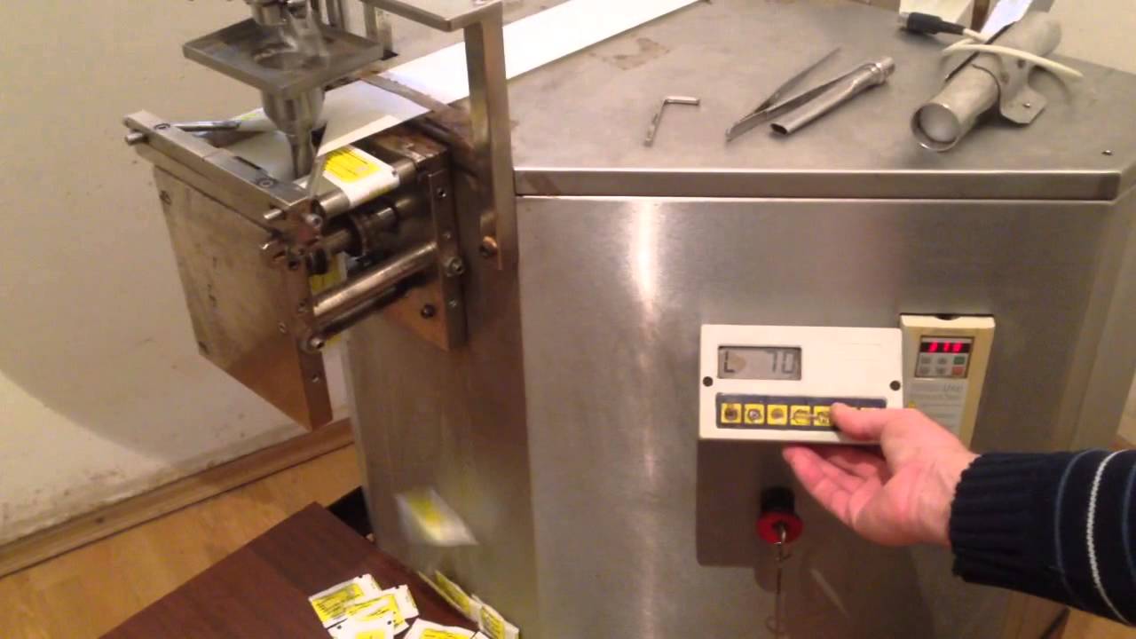 Stroj za punjenje secera - YouTube