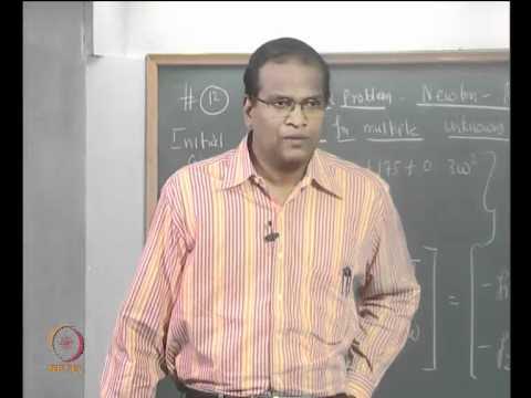 Mod-01 Lec-11 Newton-Raphson method for multiple variables - YouTube