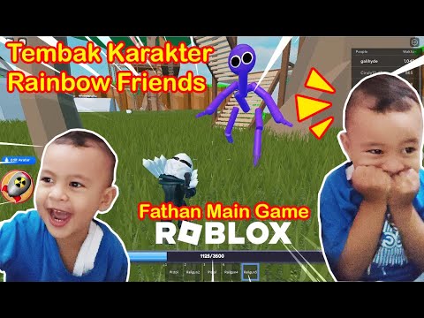 Tembaki Semua Karakter Rainbow Friends!! Fathan Main Game ROBLOX - YouTube