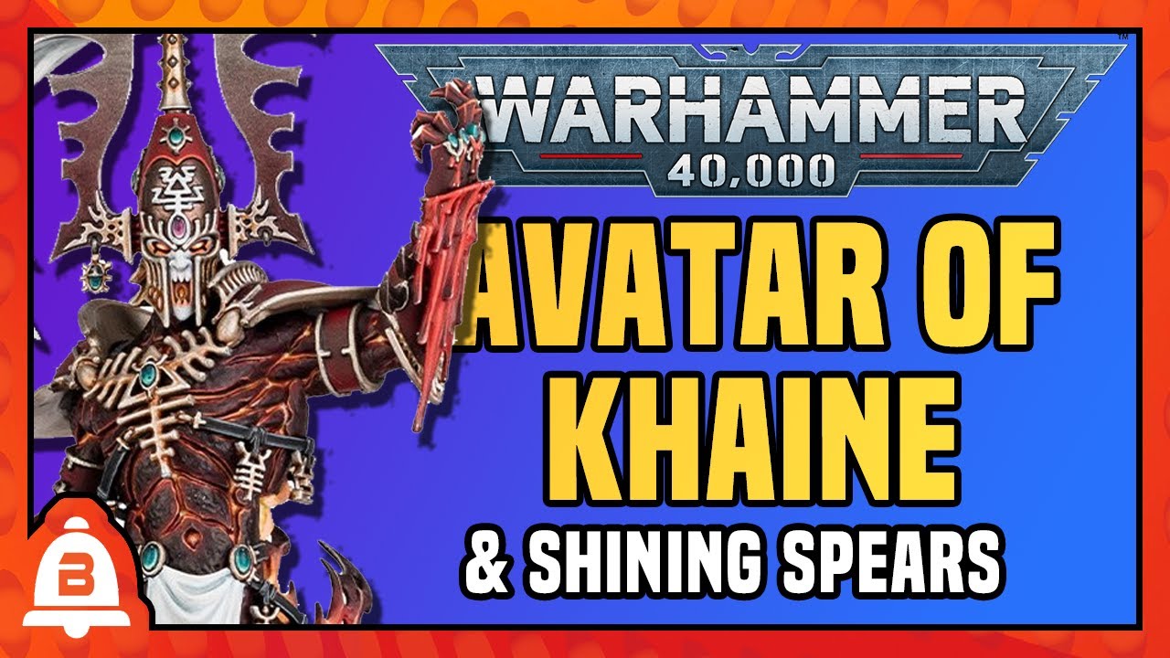 Aeldari Avatar of Khaine & Shining Spears || Mini Spotlight - YouTube