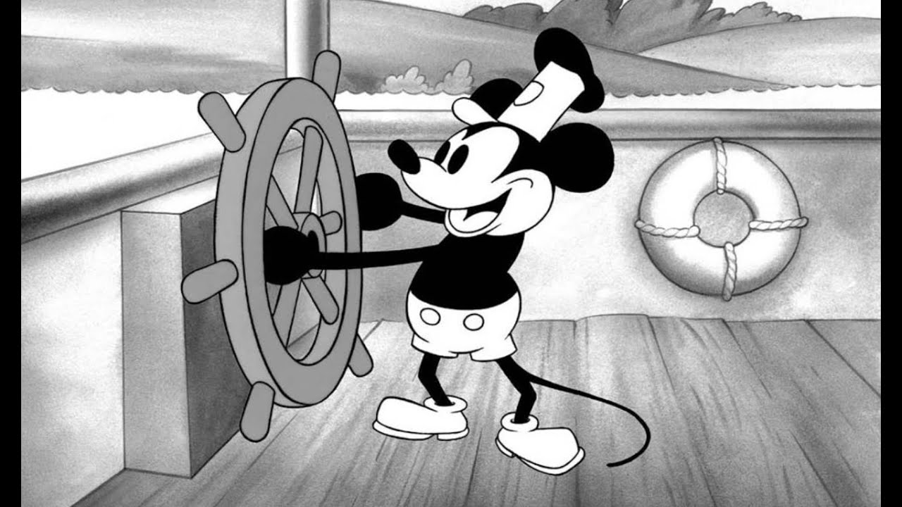 Steamboat Willie FULL 1928 CARTOON - YouTube
