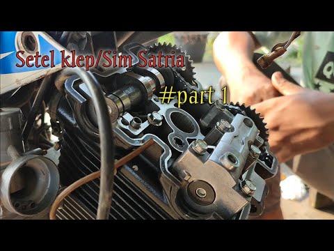 Satria fu 150  part 2, cara setel klep / sim