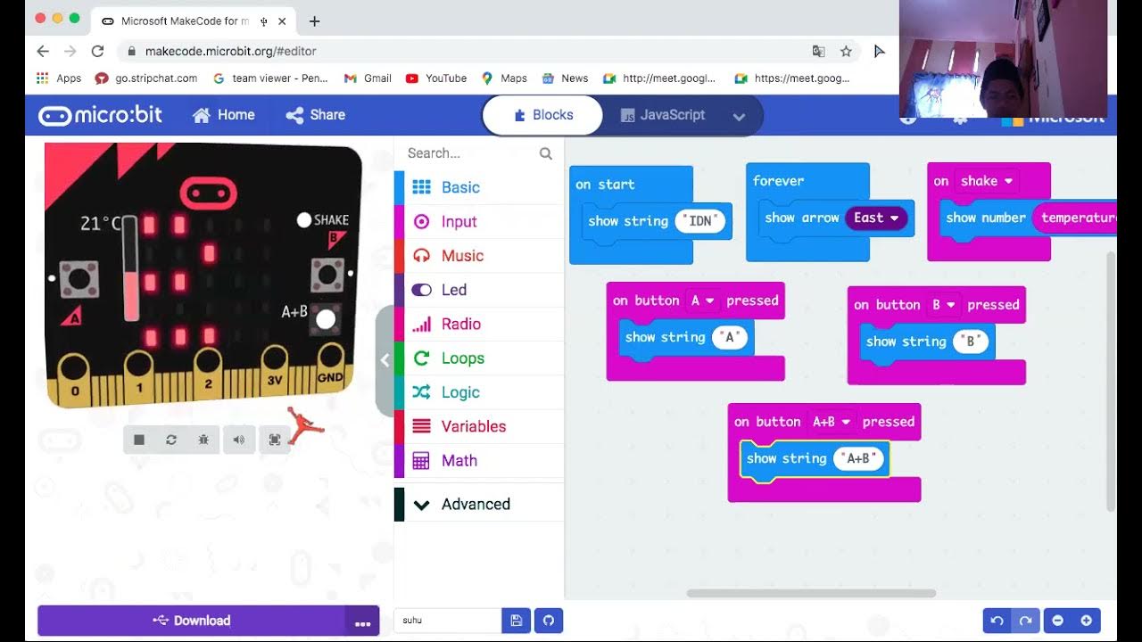 Tutorial Temperature|Microbit|#smpidn - YouTube