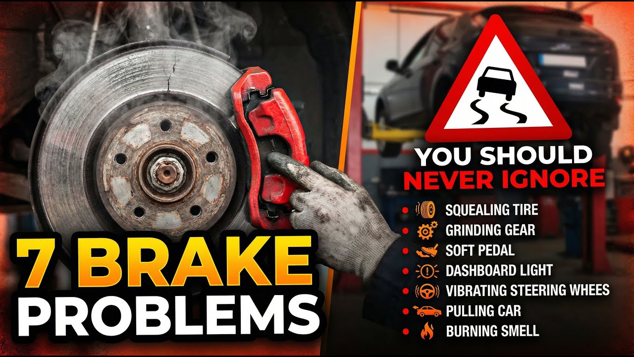 7 Brake Problems You Should Never Ignore - YouTube