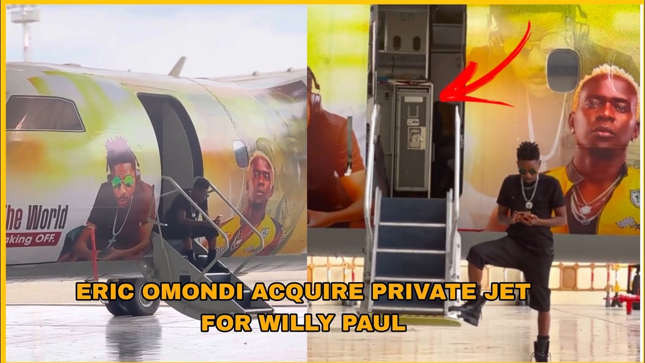 Eric Omondi Amnunulia Willy Paul "Ndege"Private Jet Kwa mara ya Kwanza ...