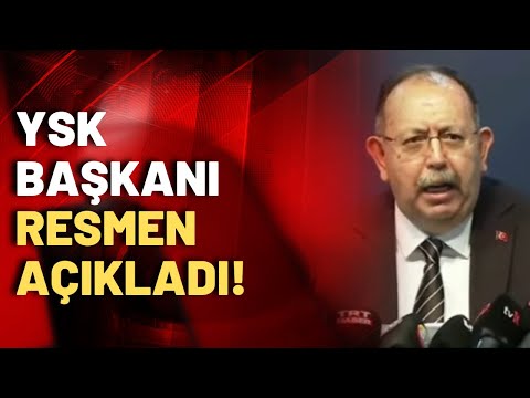 YSK'dan son dakika açıklaması: Seçim resmen ikinci tura kaldı!