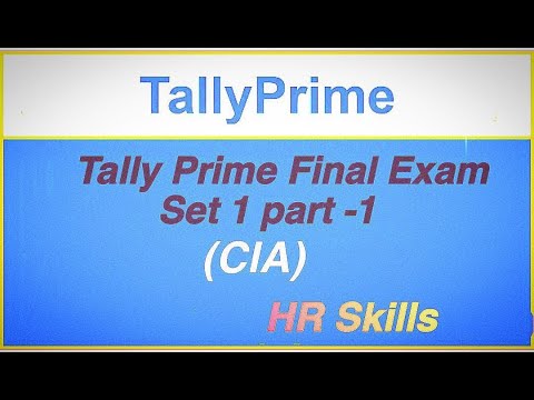 Tally Final Exam set 1 part -1 - YouTube