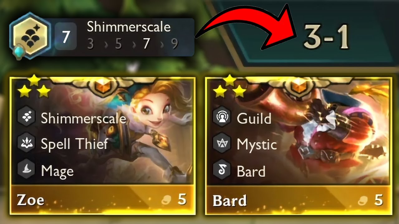 I GOT 7 SHIMMERSCALE AT 3-1 | Teamfight tactics TFT - YouTube