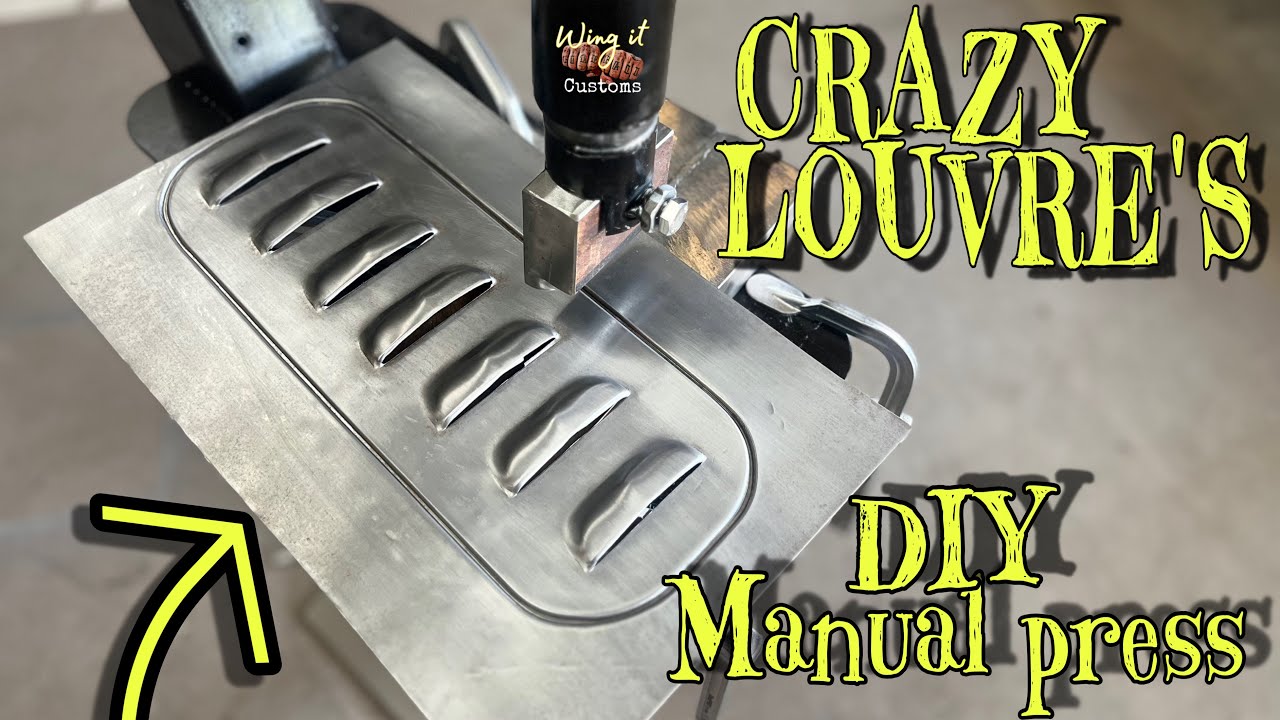 Hot rod LOUVERS custom DIY - YouTube