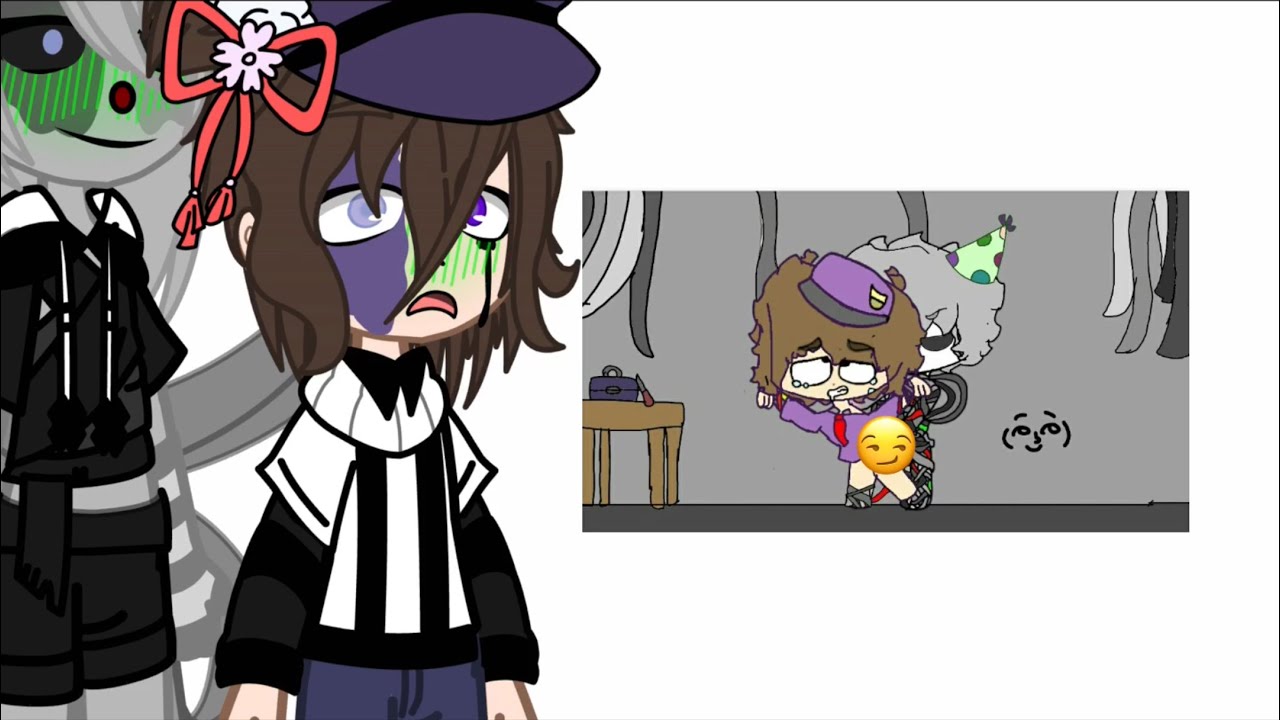 My new au Ennard and Mike react to Ennard x Mike - YouTube