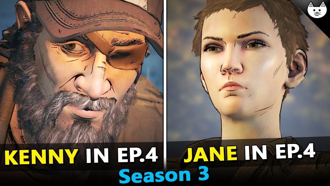 KENNY Flashback VS JANE Flashback VS ALONE - The Walking Dead Game ...