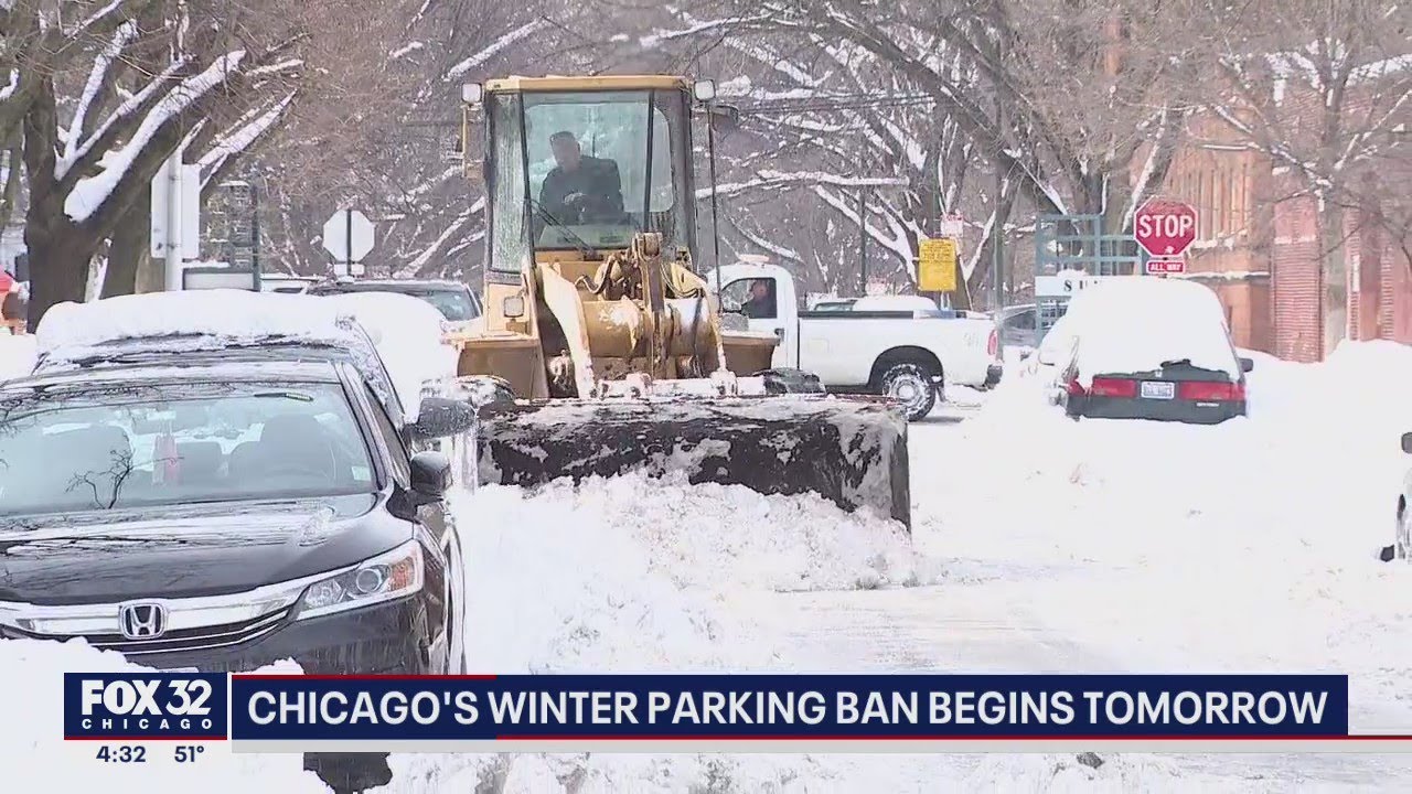 Chicago's Winter Parking ban begins Wednesday - YouTube