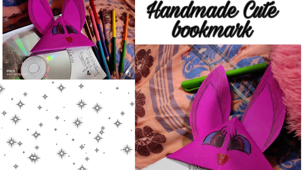How to make bookmark| rabbit bookmark| easy way to make bookmark - YouTube