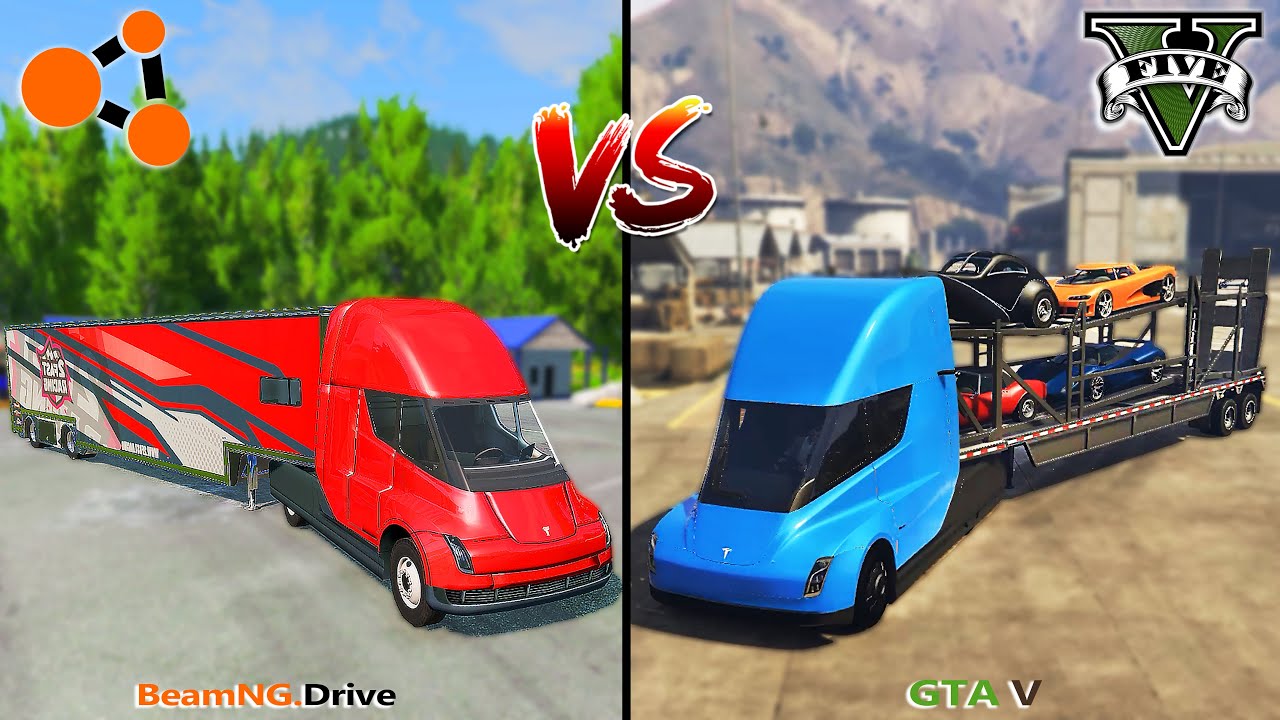 GTA 5 Sami TRUCK VS BEAMNG.DRIVE Sami TRUCK - WHICH IS BEST? - YouTube