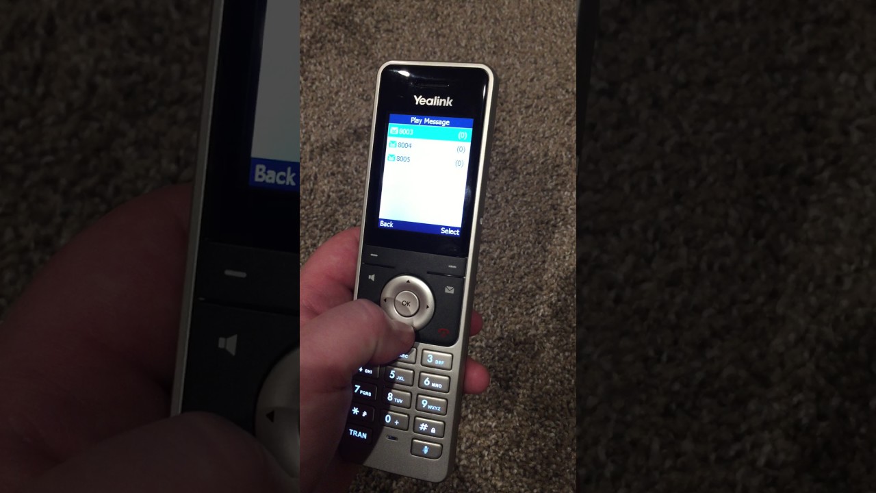 Yealink W56P DECT/VoIP Wireless Handset Demo - YouTube
