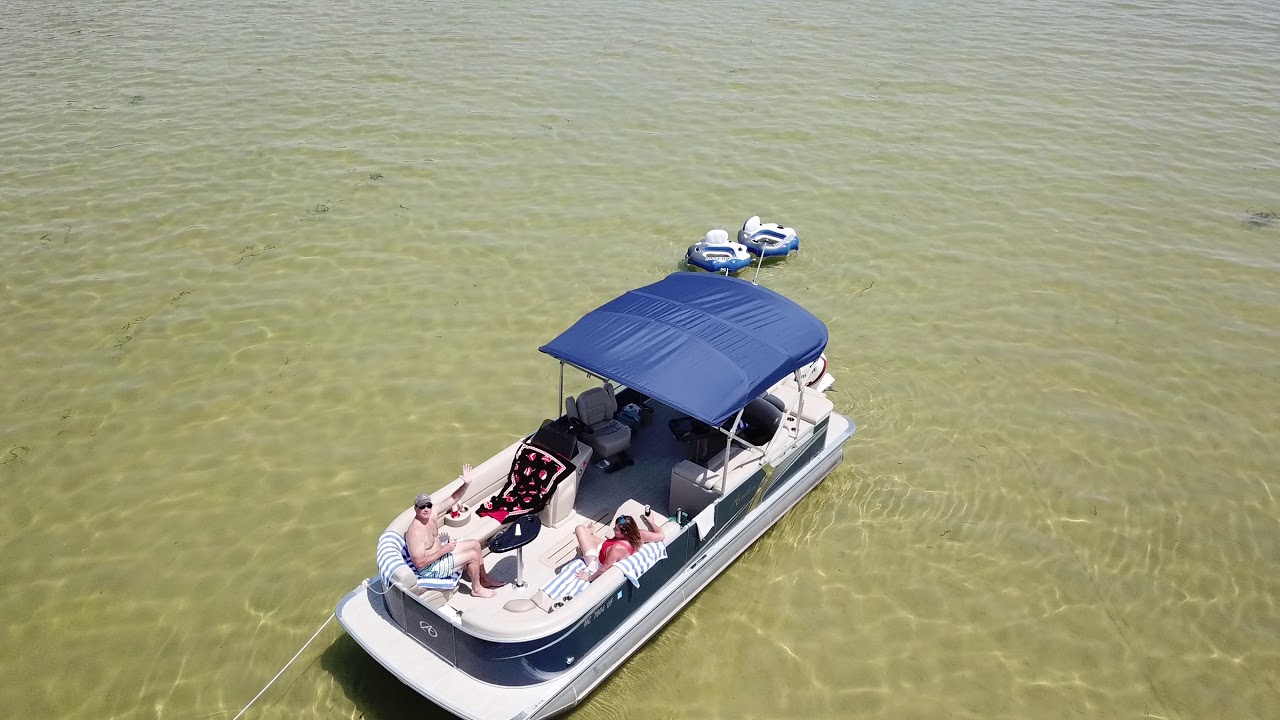 Crooked Lake, Oden MI - Sand Bar 2020-6-20 - YouTube