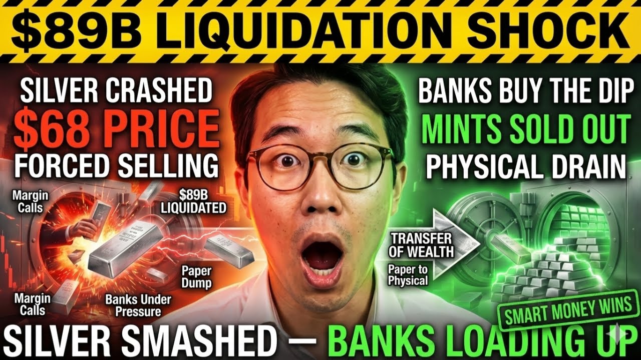 BREAKING: $89 BILLION LIQUIDATION – Why Silver Dropped to $68 While ...