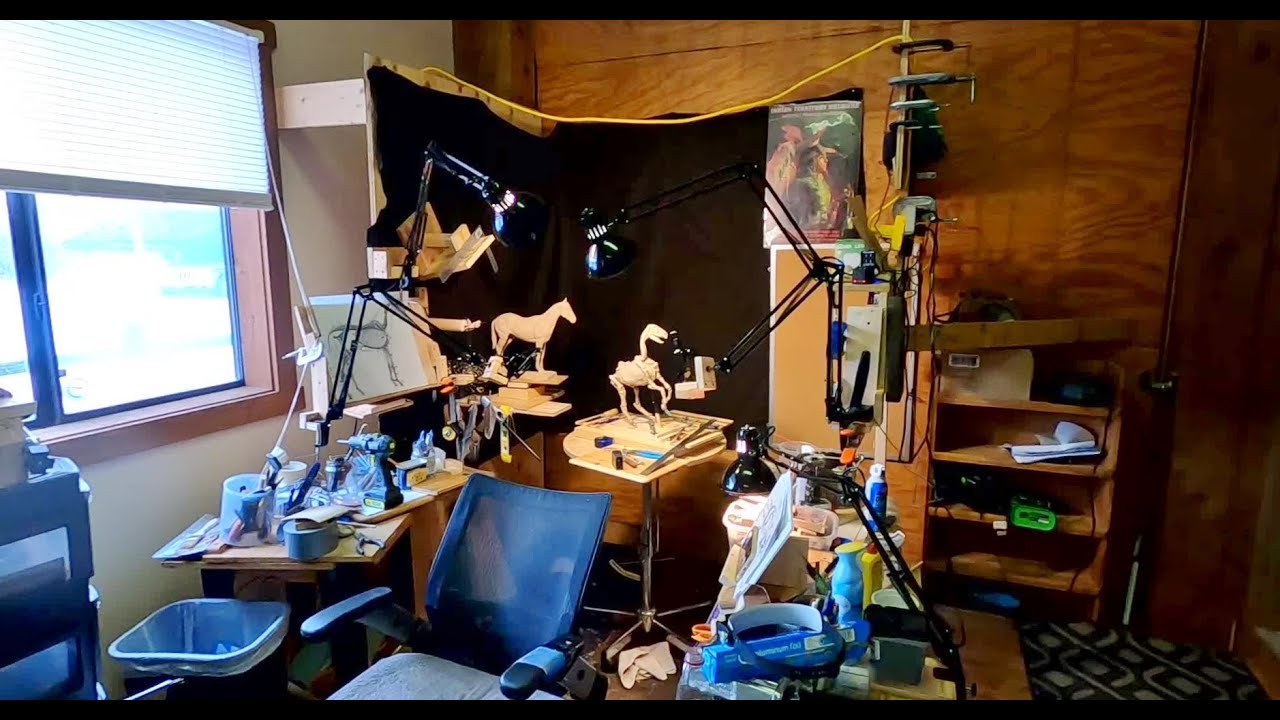 A Tour of my Studio, with Light and Camera Setup - YouTube