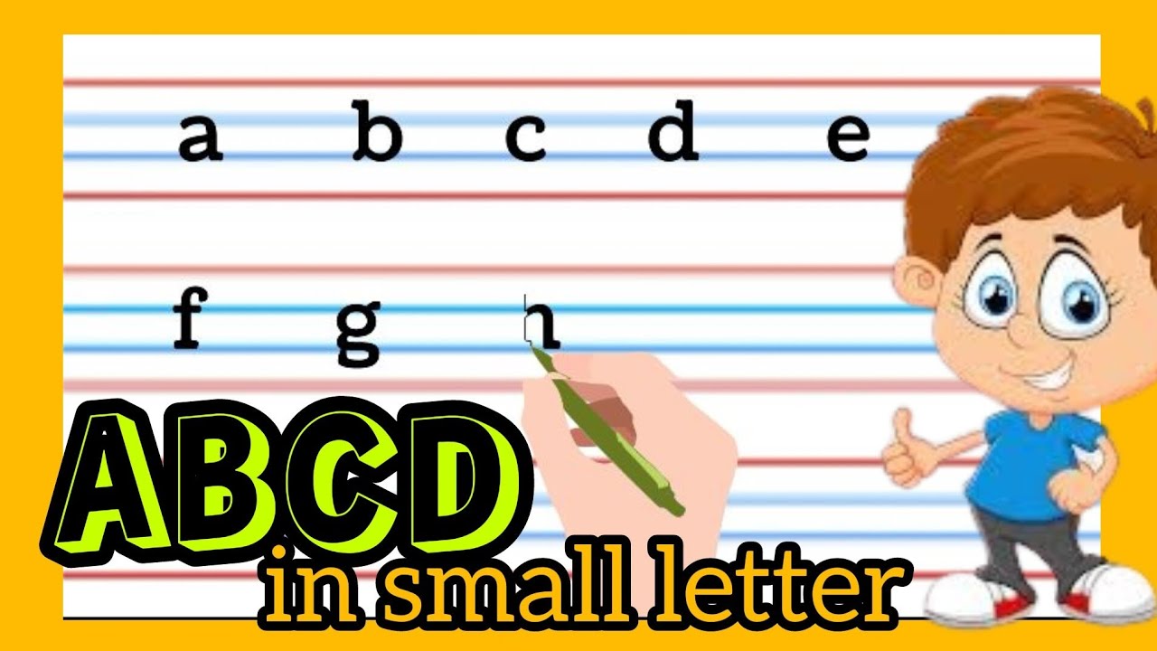 Small Letter #abcd in four lines | ABCD writing | A to Z small letter ...