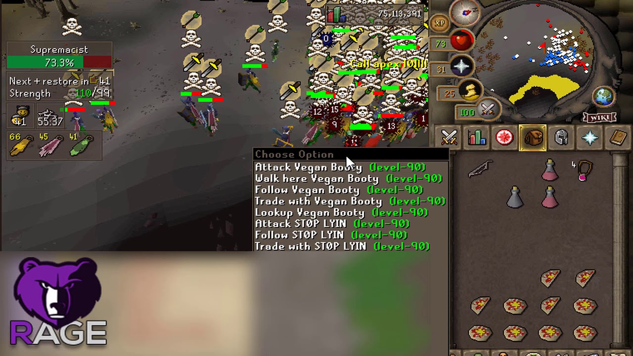 [OSRS] Rage F2P Saturday | Pwning clans and their mains - YouTube