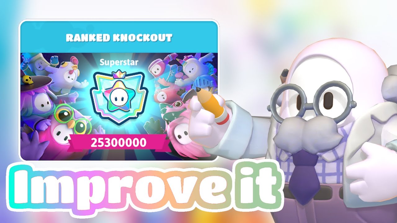 Issues of Fall Guys Ranked Knockout - YouTube