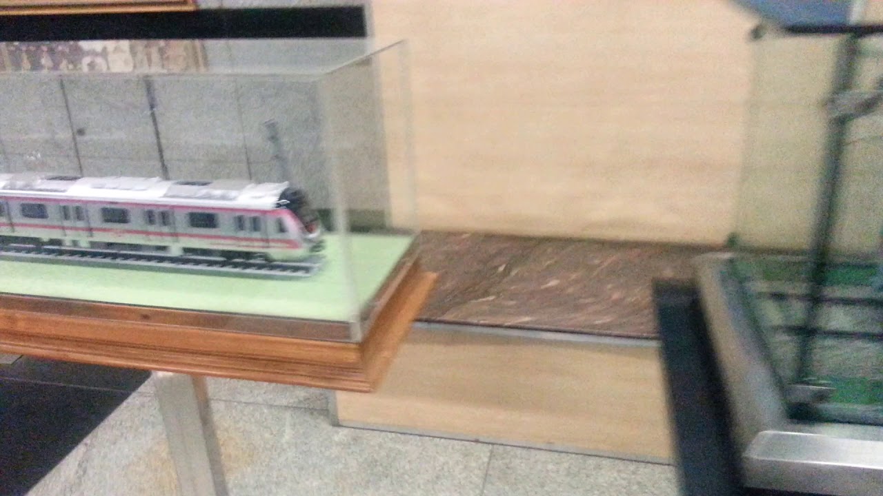 Delhi Metro Station Model - YouTube