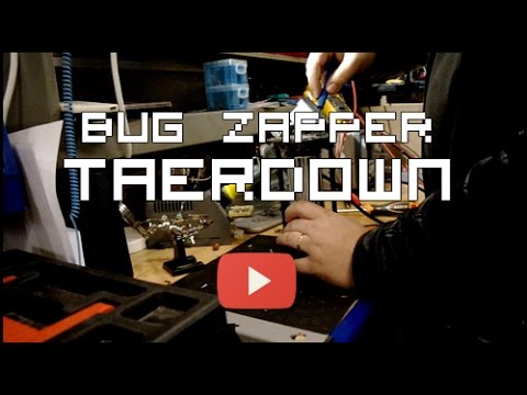Bug zapper teardown - YouTube