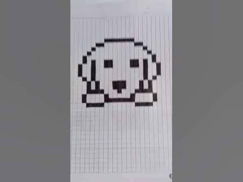 pixel art ideas #pixelart #pixel #pixelartideas #anjinglucu #anjing ...