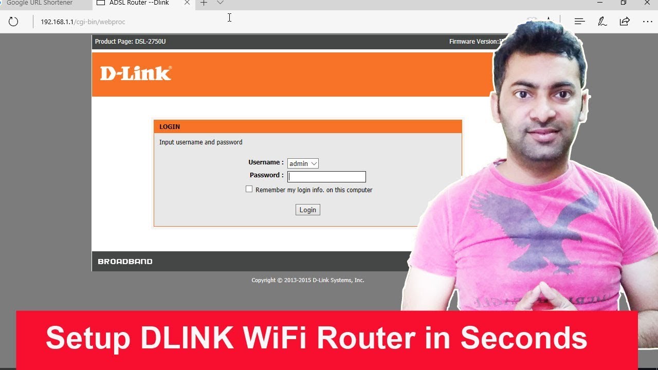 How to setup Dlink wifi router? Step by step - YouTube