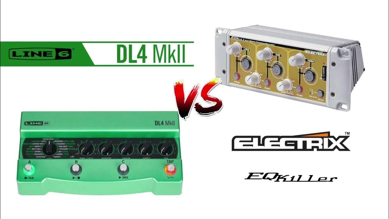 Demo - Electrix EQ Killer | Stereo Frequency Band Killer | Boost | Cut Multi FX Box & Line 6 DL4 ...