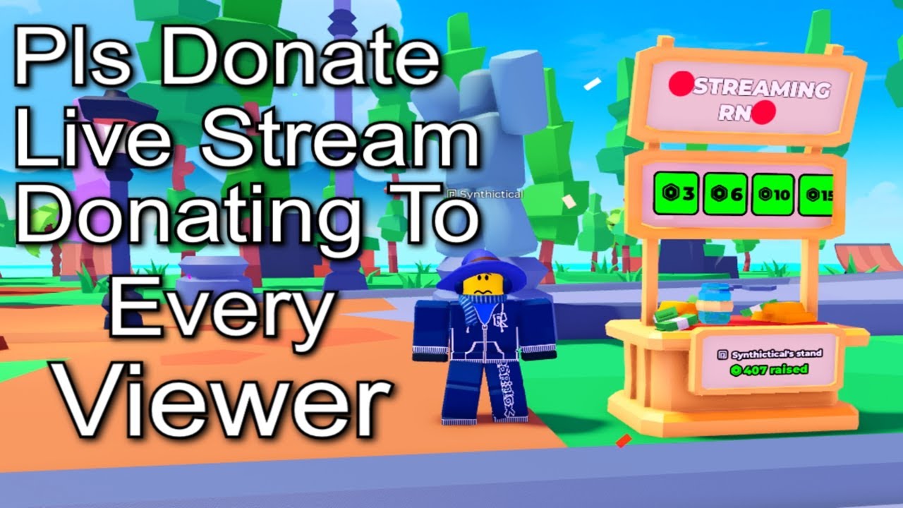 🔴Live🔴 Donating to every viewer! | Pls Donate - YouTube