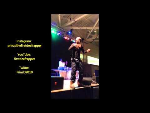 Prinz-D The First Deaf Rapper - "Live in Rochester - YouTube